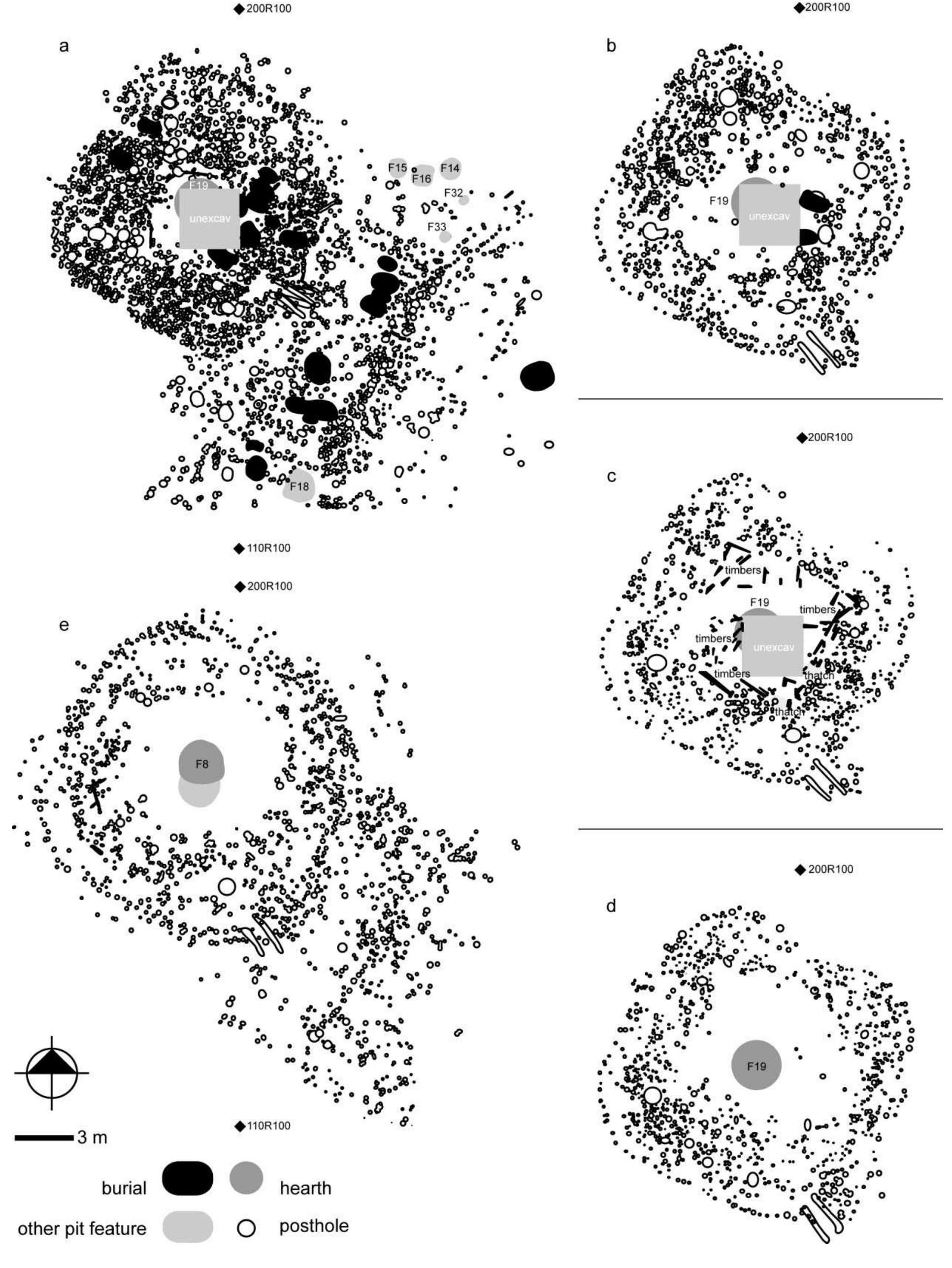 -2. sequence of townhouses at the coweeta creek site in