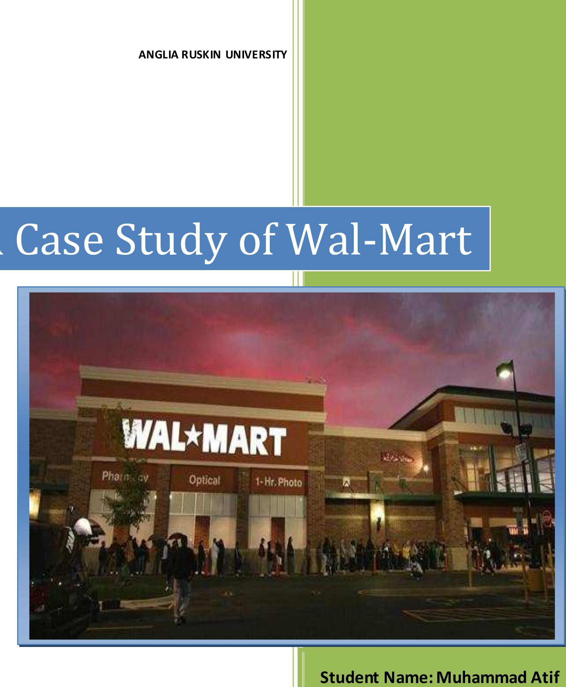 (PDF) A Case Study of Wal-Mart.