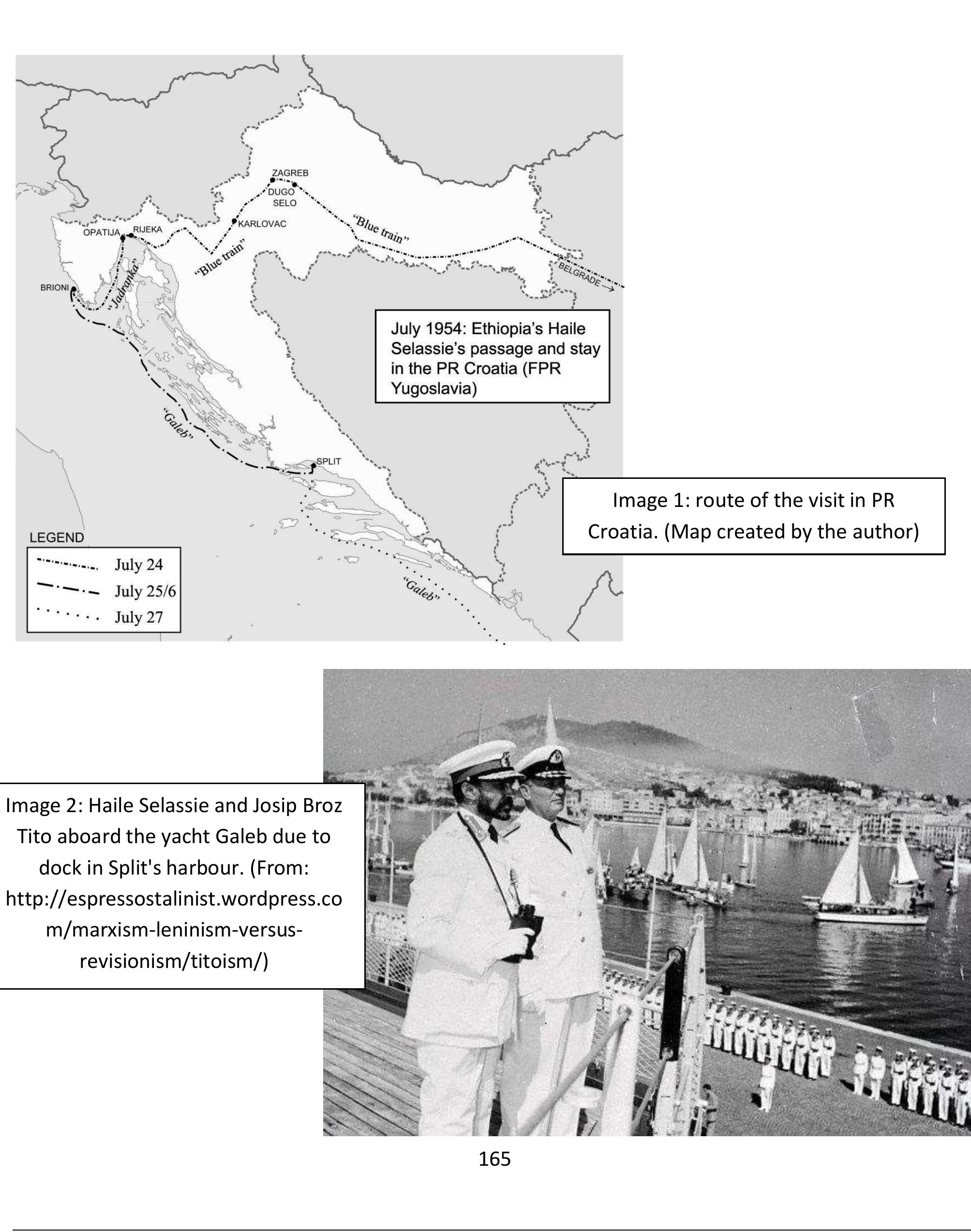 Figure 1 - "More than a cordial reception". Ethiopian