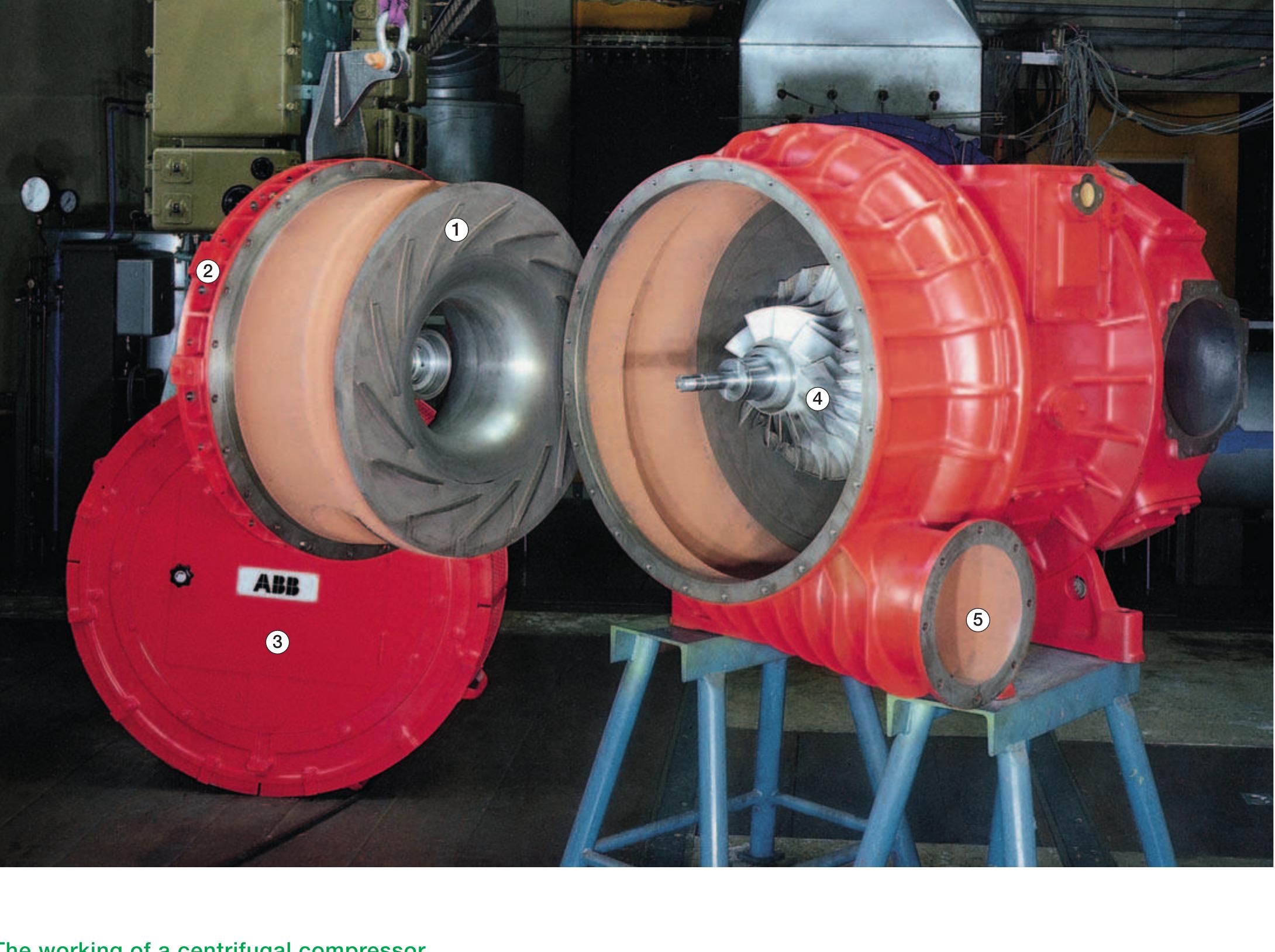 The main parts of the turbocharger compressor are the com-