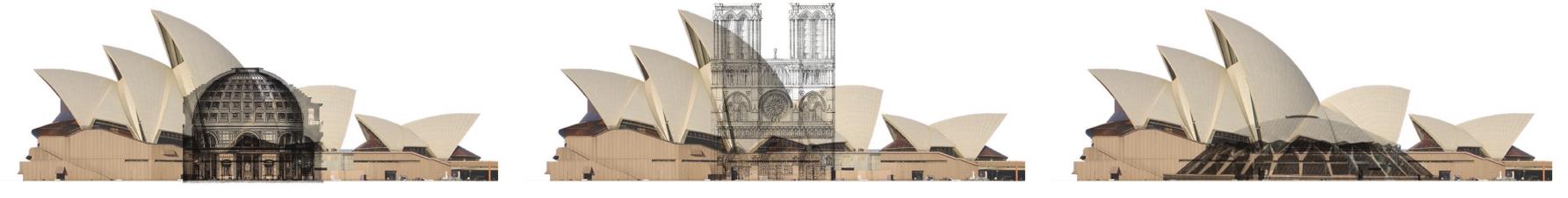 Despite utzon’s initial vision of the roof as thin concrete