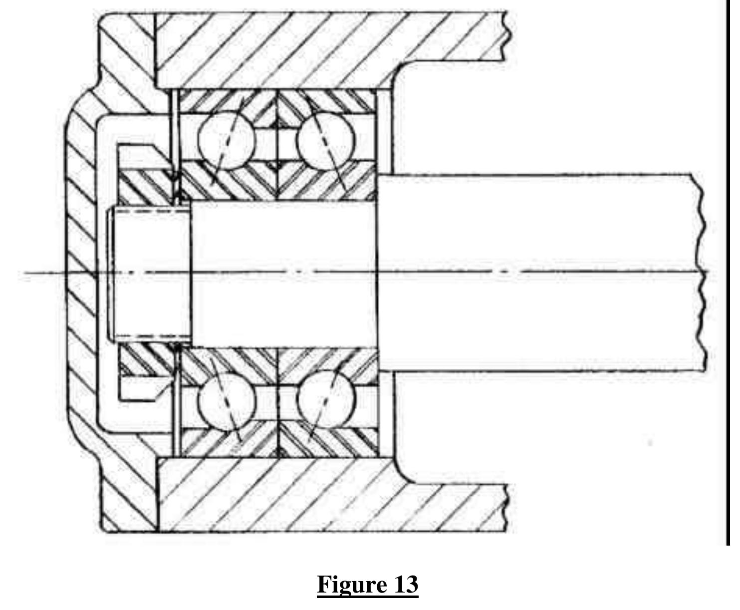 Excessive axial pre-loading will greatly shorten the life of