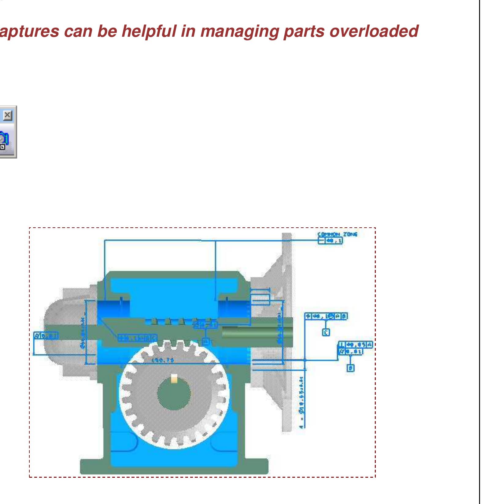 Figure 78 - 3D functional tolerancing and annotation CATIA