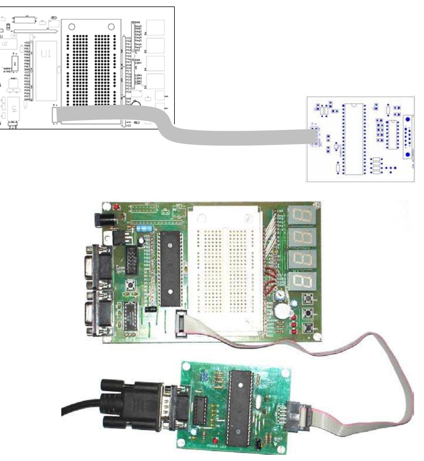 Ii-1: connecting project board with jtag