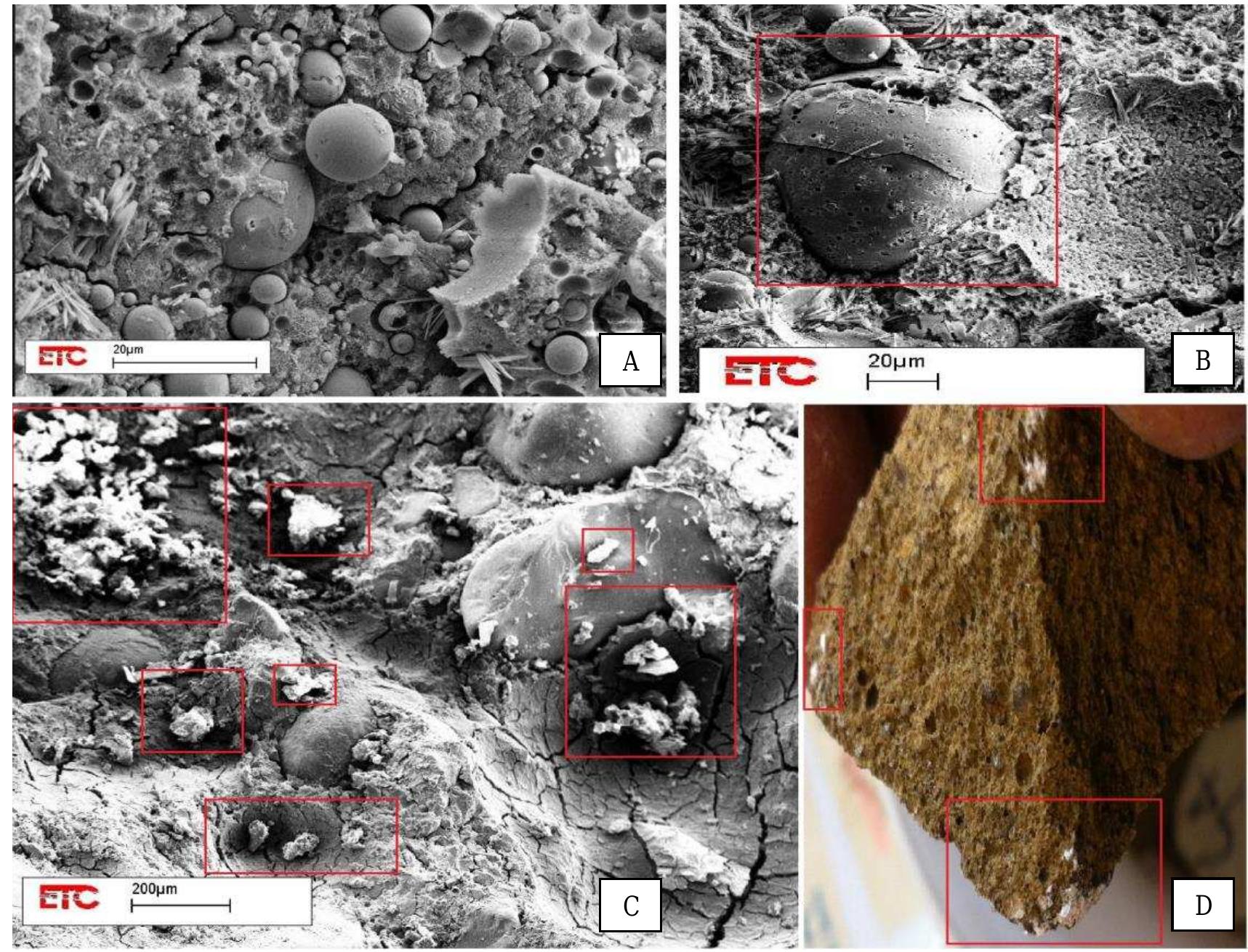 Illustrates how unreacted materials can manifest itself