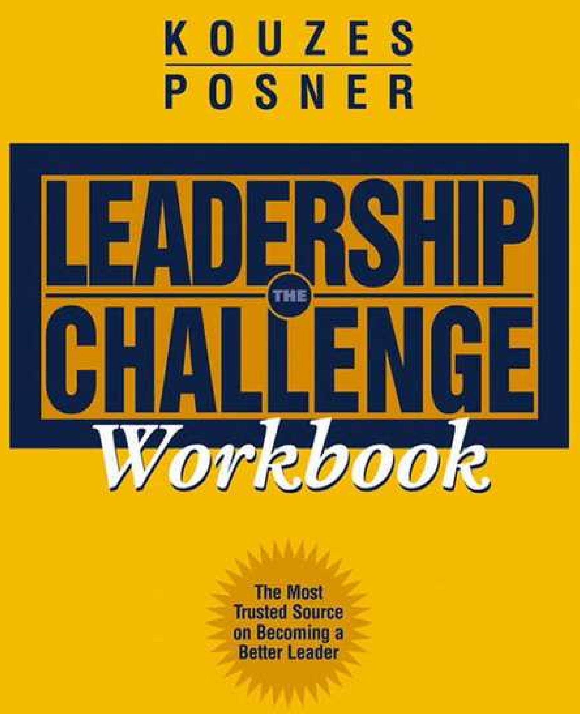 Figure 1 - The Leadership Challenge Workbook
