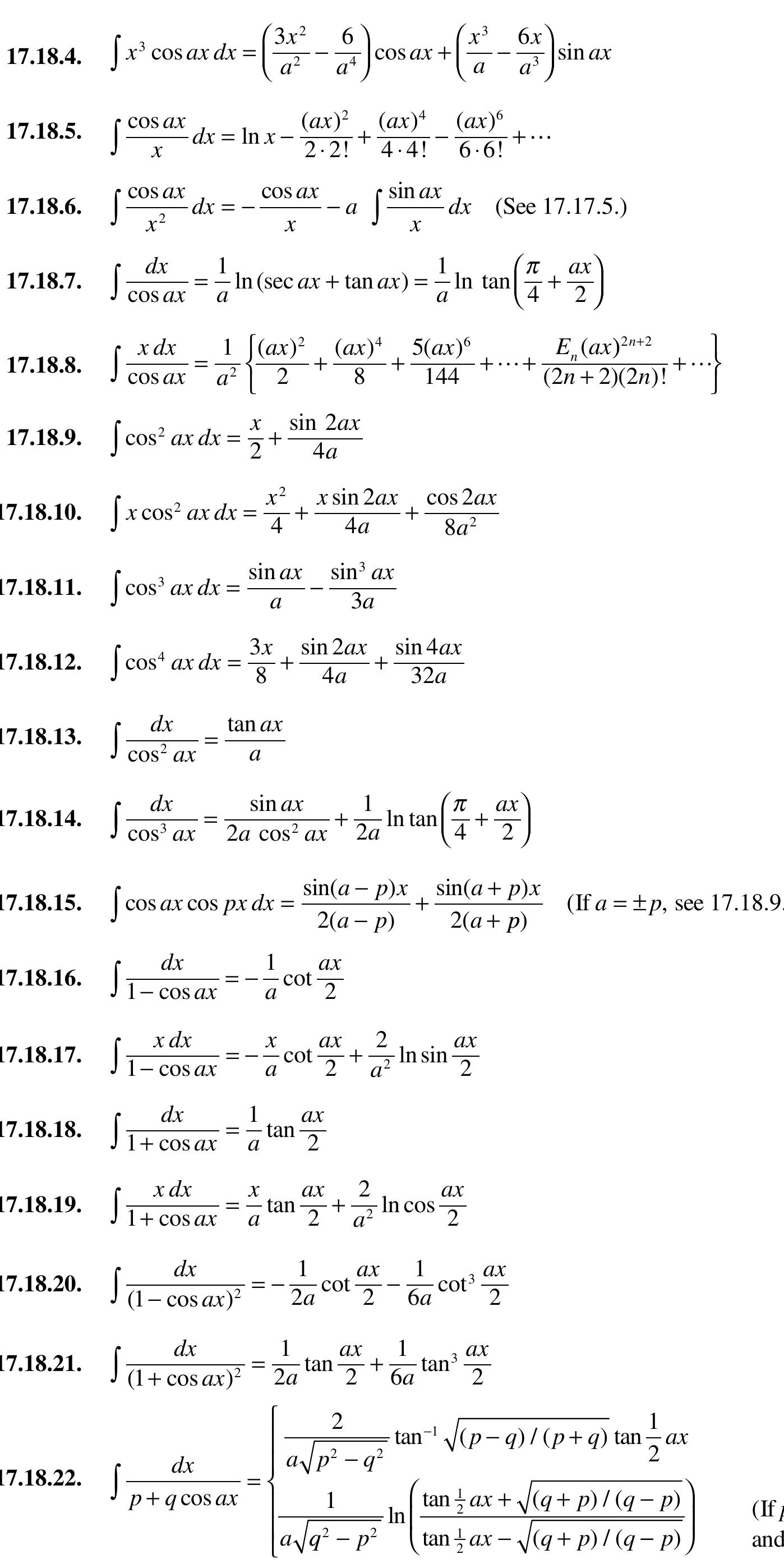 (PDF) Mathematical Handbook of Formulas and Tables