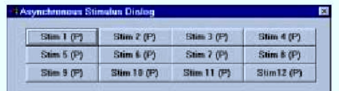 Now put the cursor over the button labeled “stim1 (p)” and