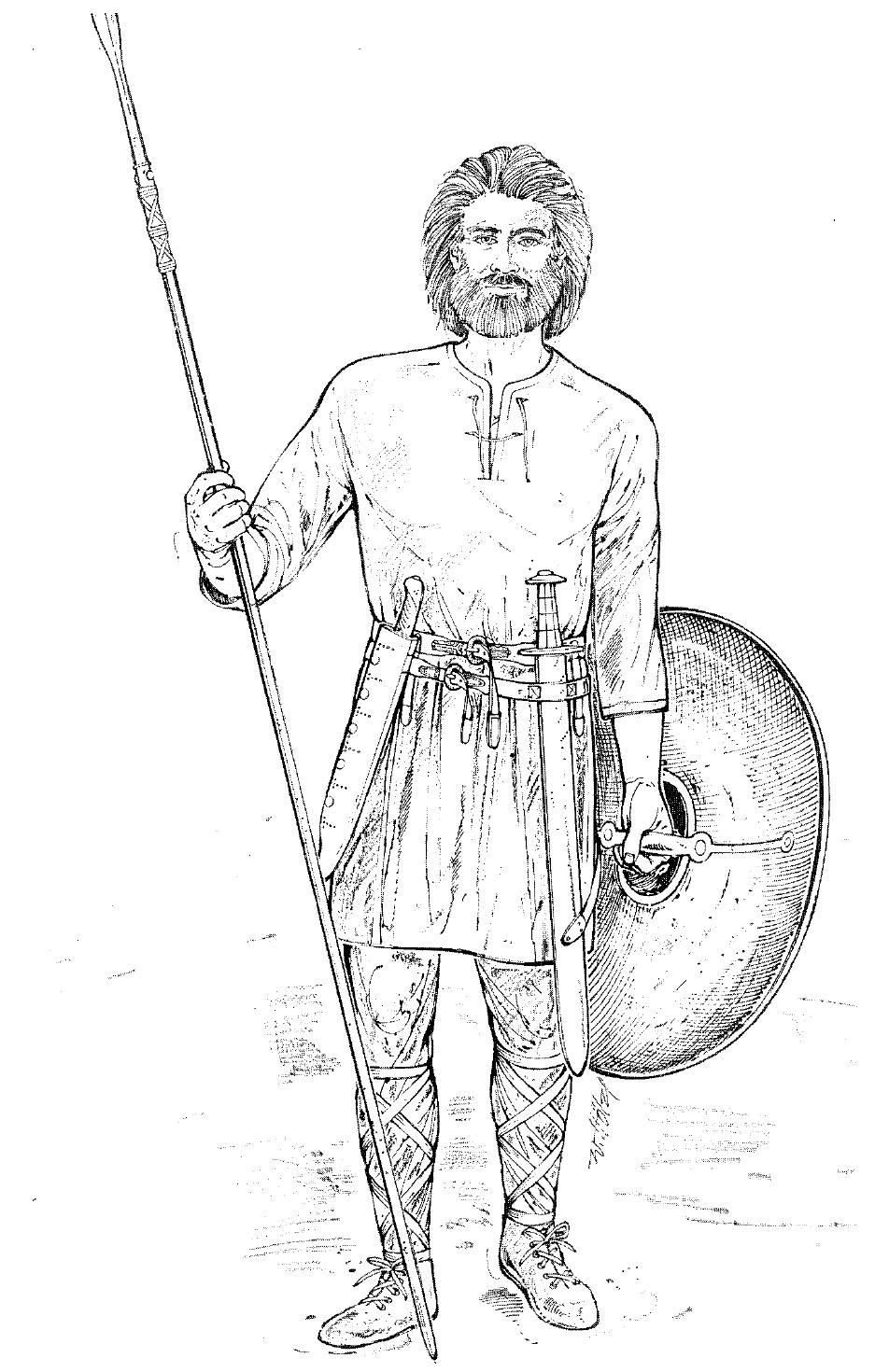 Fic. 1: a typical merovingian man? (dannheimer and dopscu