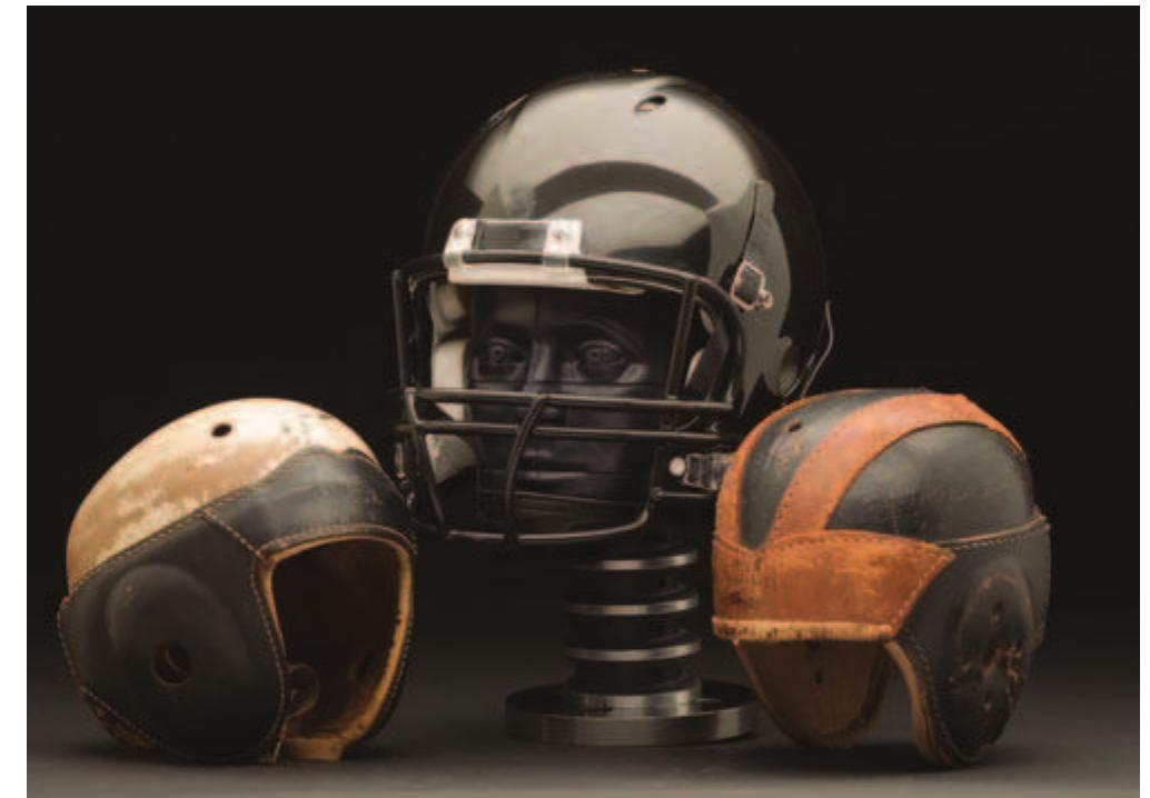 Fic. 6. photograph of 21st century varsity football helmet