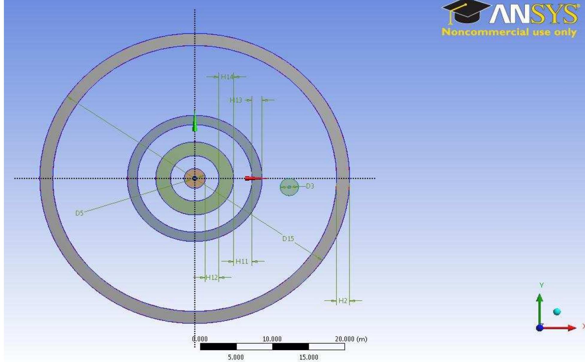 1 schematic drawing of discharge end of kiln pipe is