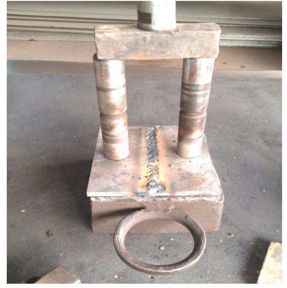 -4: welded sample of mild steel the nine experiments were