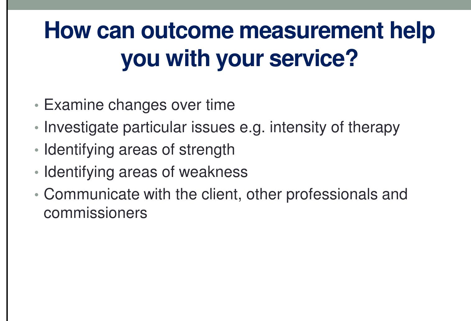 (PDF) THERAPY OUTCOME MEASURE (TOM)