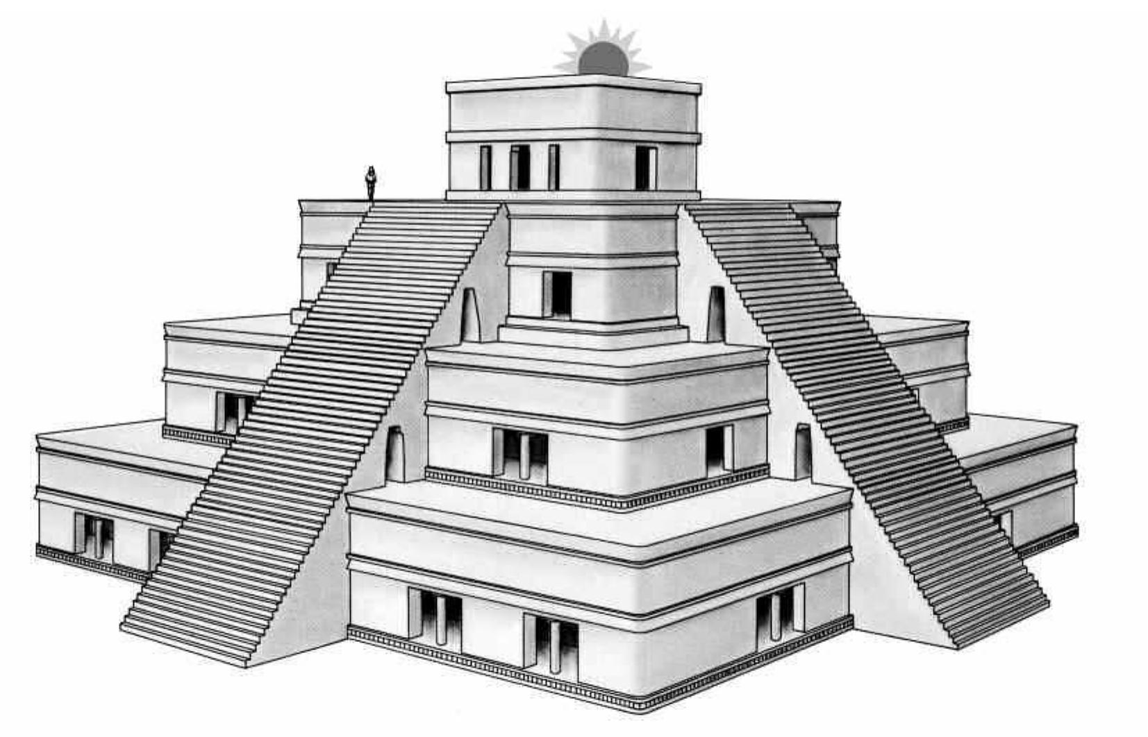 Reconstruction drawing of ikil structure 1 showing the