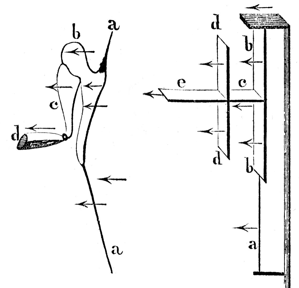 Mechanical model of the auditory ossicles according to