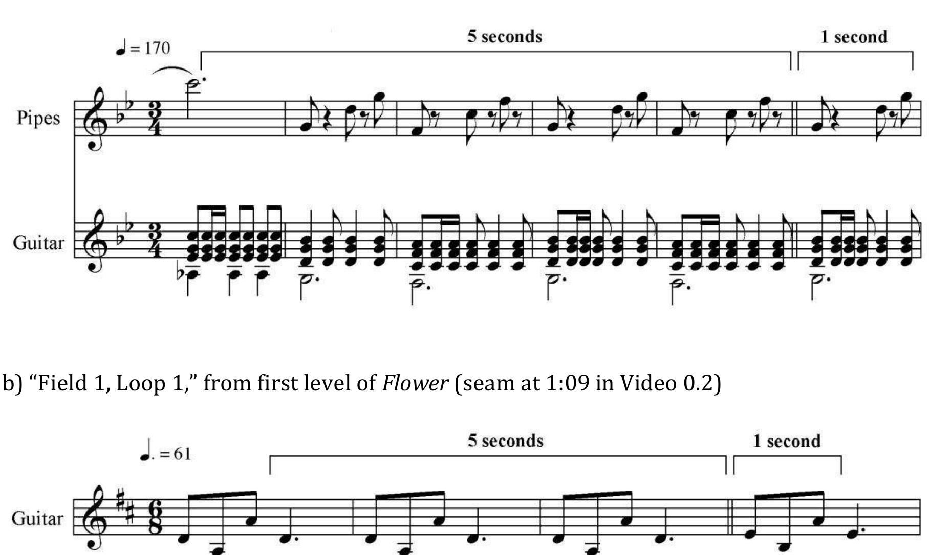10 examples of interior seams from looping modules *3 c)