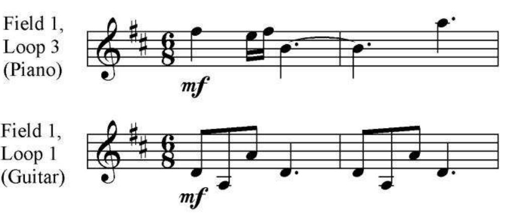 A) notated without resonance, to clarify attack points b)