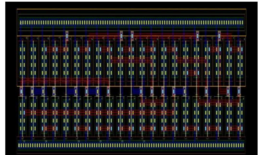 -8: master-slave d flip-flop layout