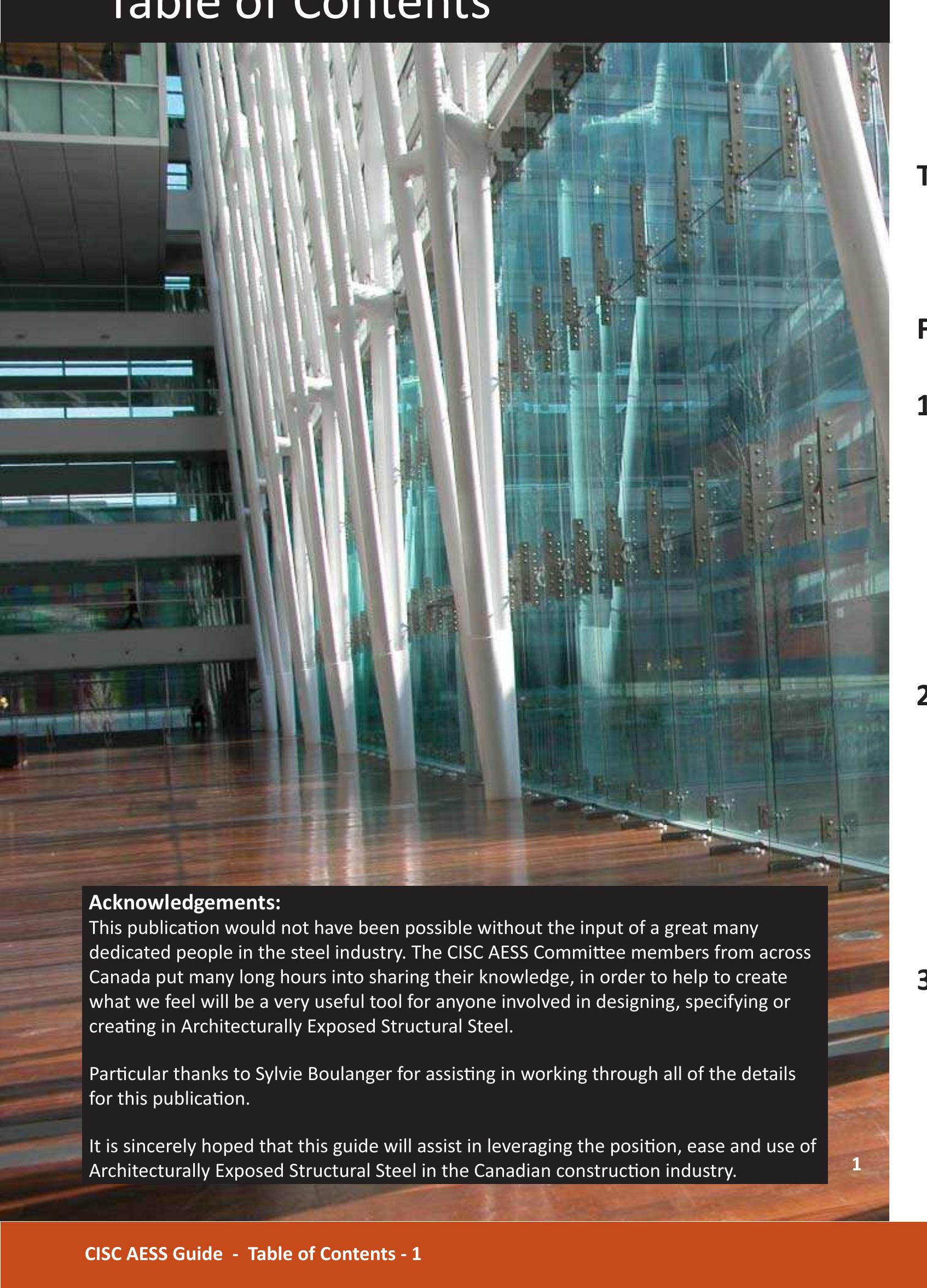 (PDF) CISC Guide for Specifying Architecturally Exposed Structural Steel