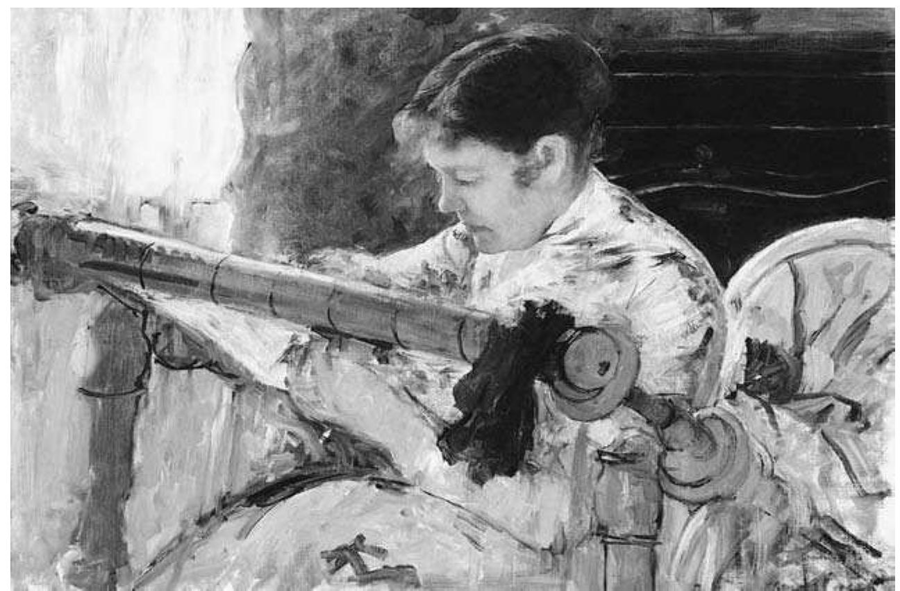 4 mary cassatt, lydia at the tapestry frame, c.1881.