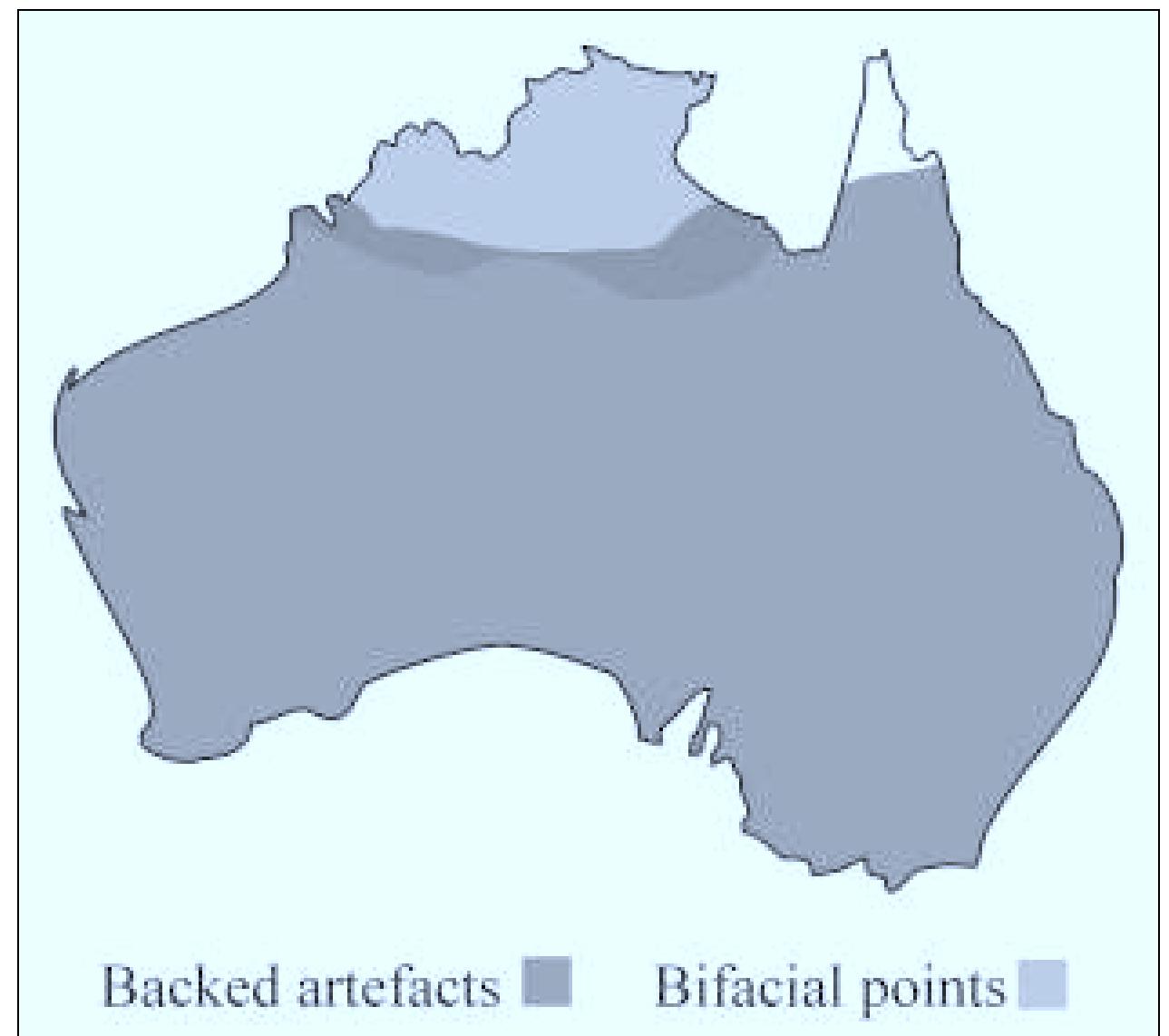 3. distribution of backed artifacts and bifacial points