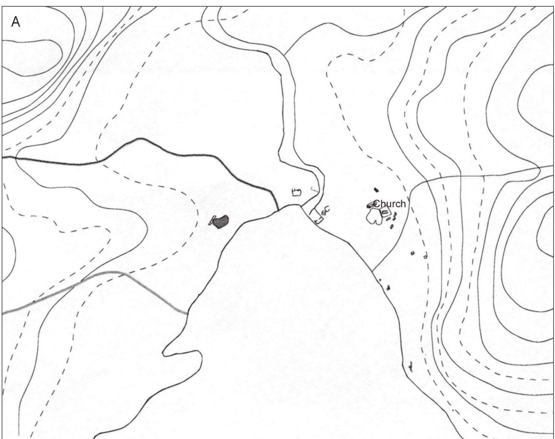 A. ruin site 066. a: igaliku kujalleq. map after n.a. moller