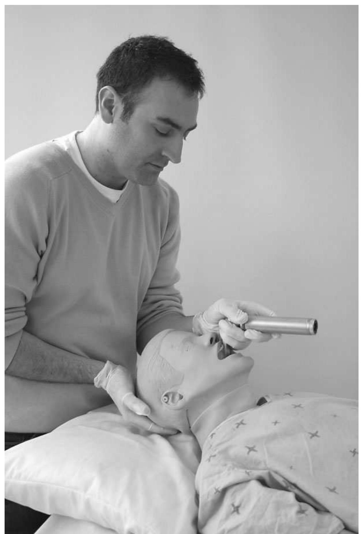 -3. clinician positioning during direct laryngoscopy: