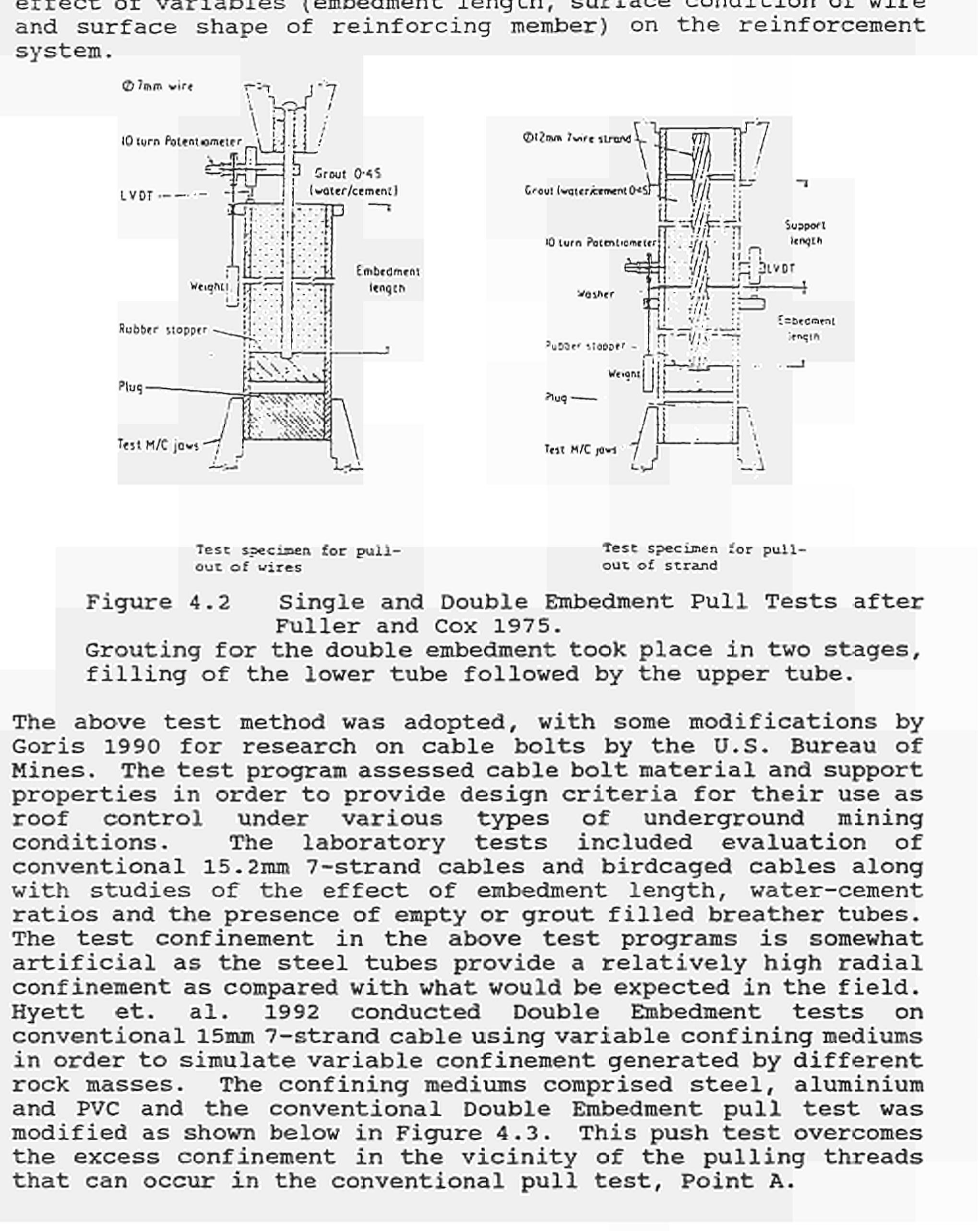 Figure 14 - optimization of cable bolting and rock bolting