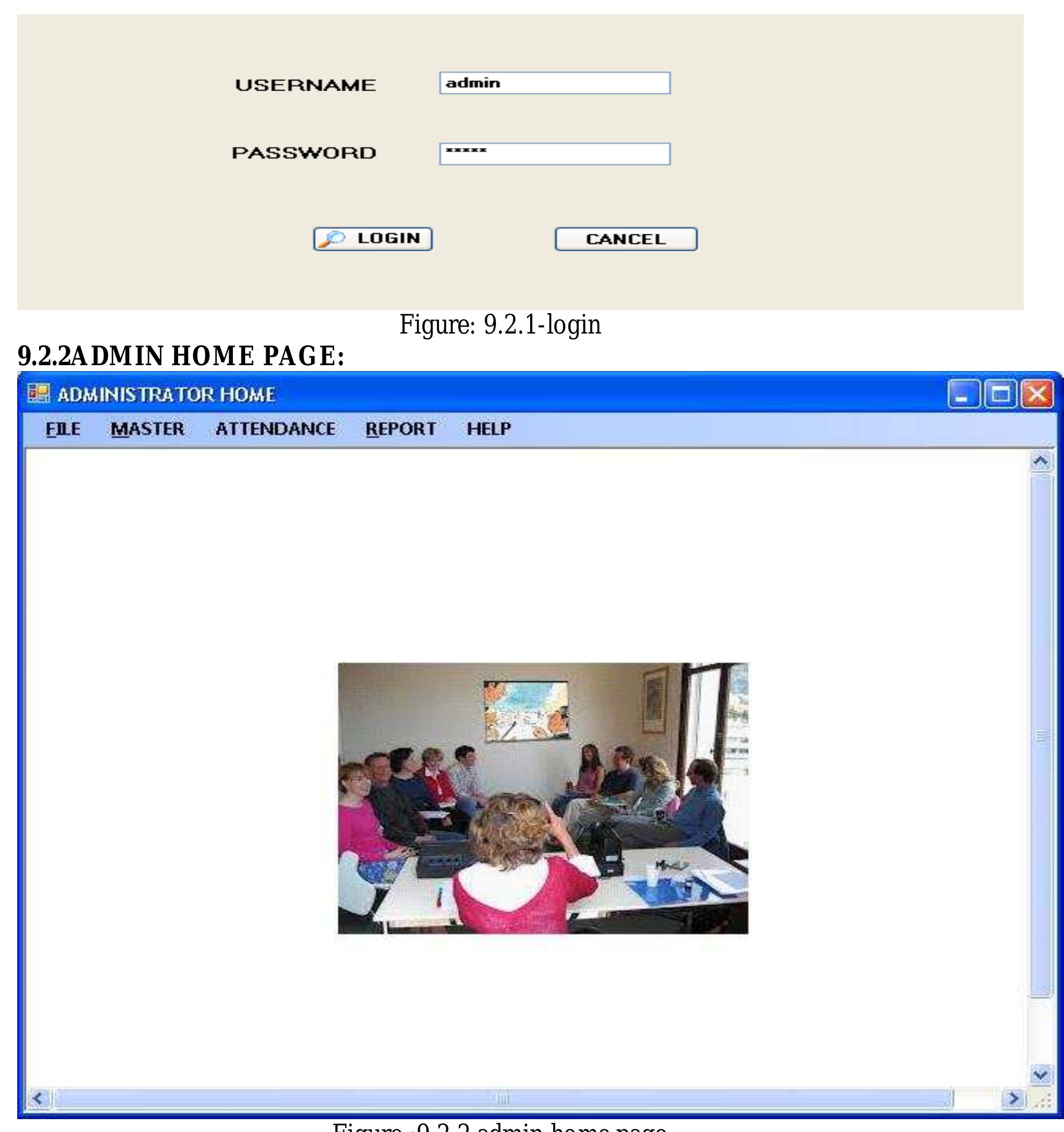 Figure 9 - STUDENTS ATTENDANCE MANAGEMENT SYSTEM MINI
