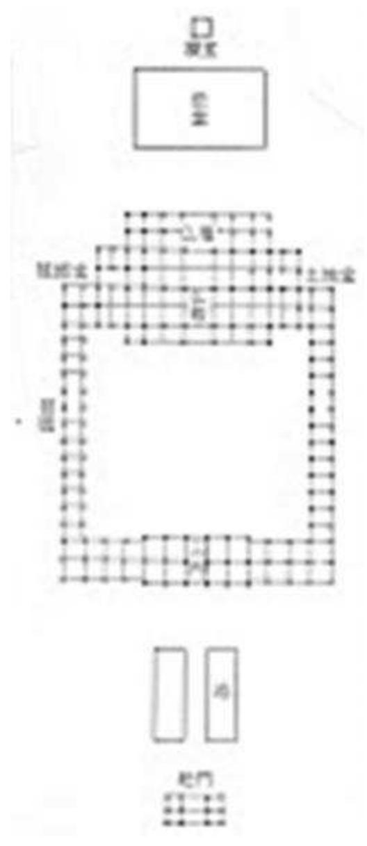 The layout plan of tenryu-ji temple (kunihiko 1960).