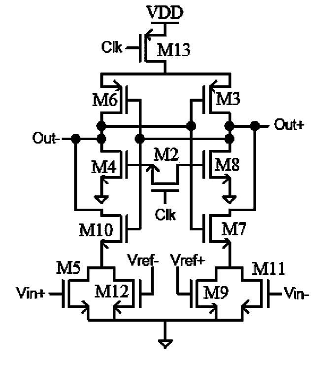 Differential Current Sensing Comparator[1] The Circuit