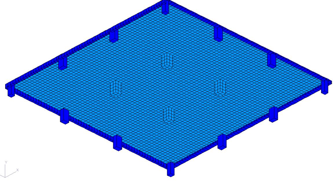 5: example 2 - detailed model with edge beams and 3d solid