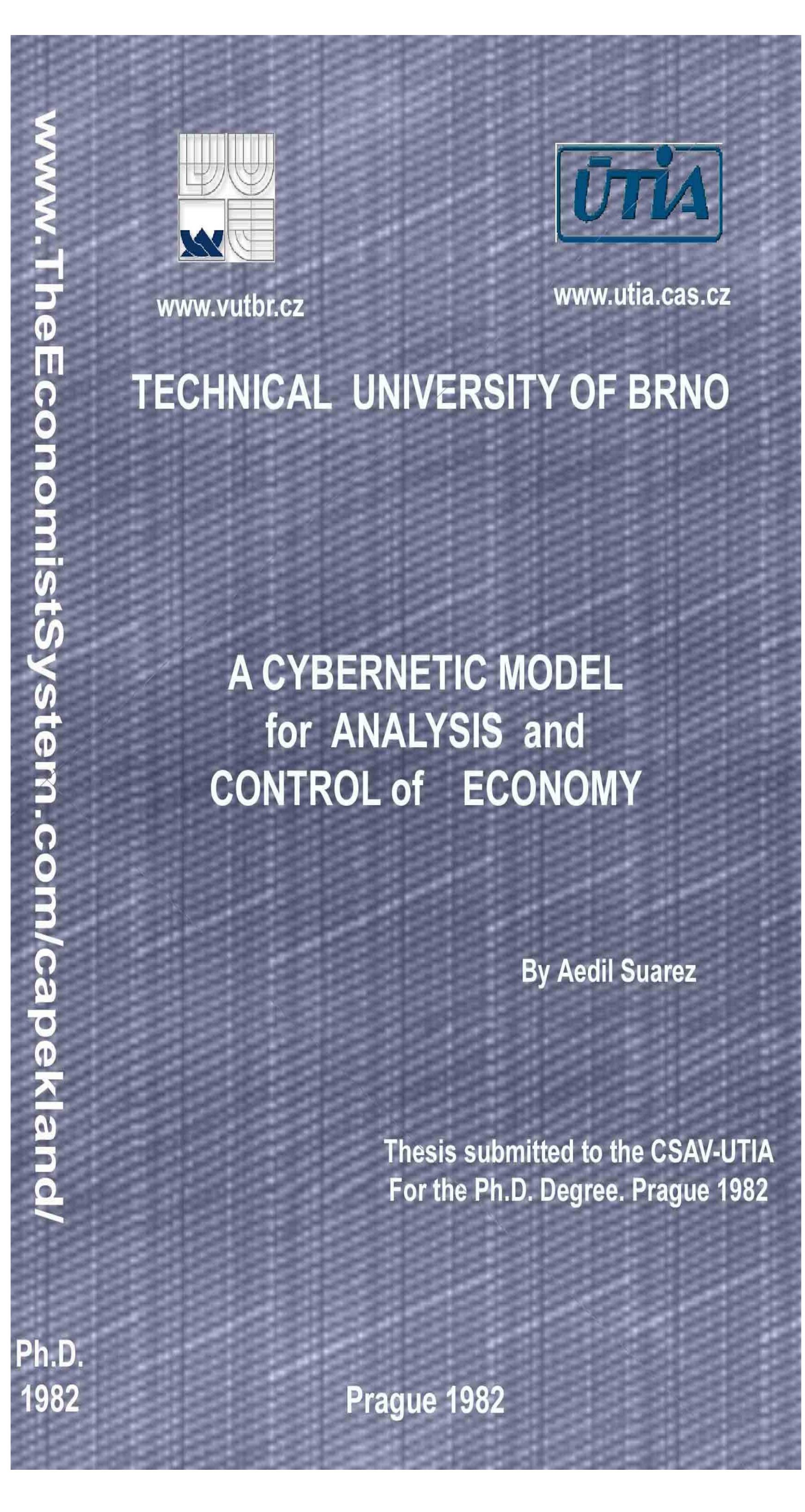 Figure 1 - A Cybernetic model for analysis and control of