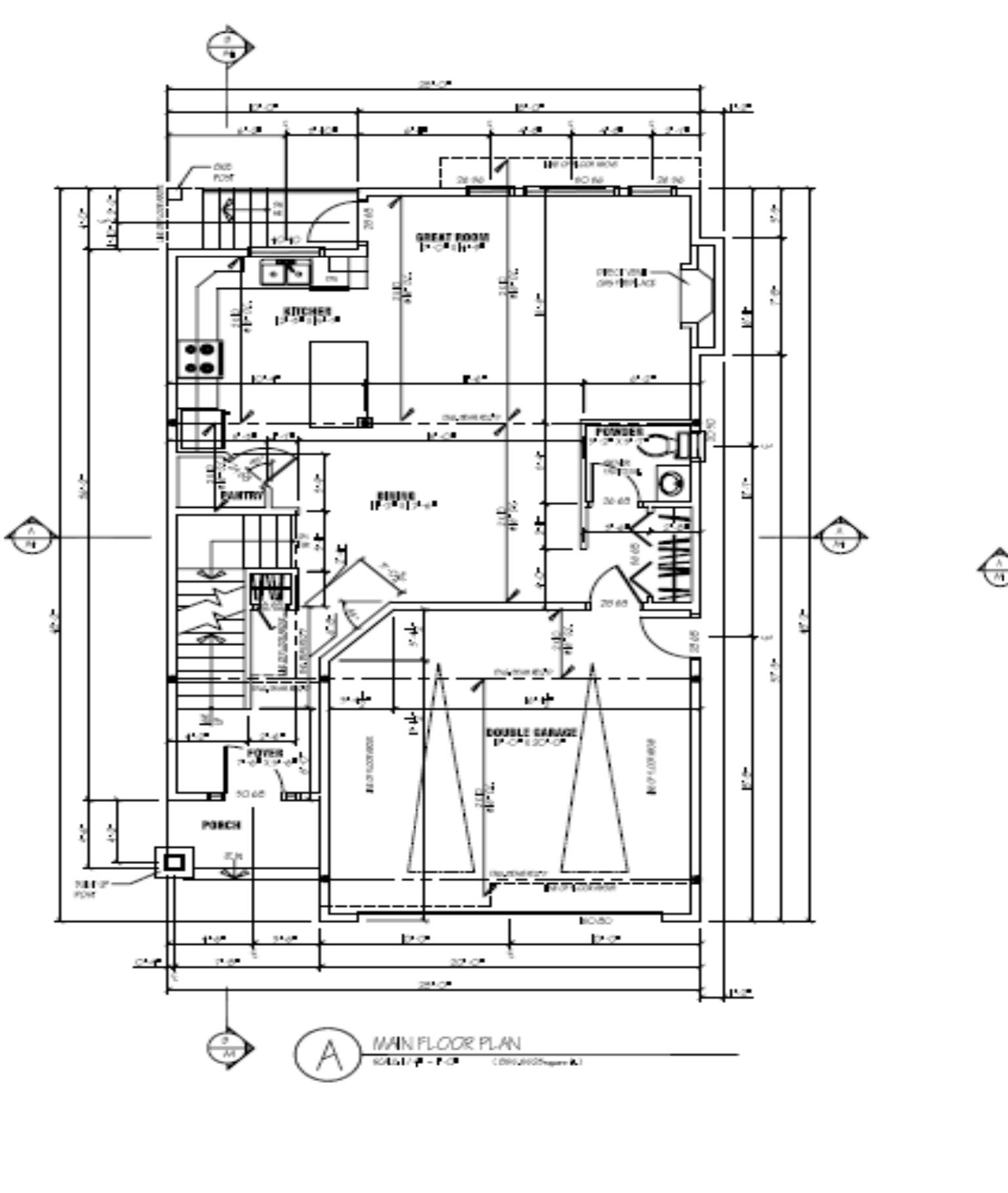 Figure 3 - ARCHITECTURAL Working DRAWING /Information