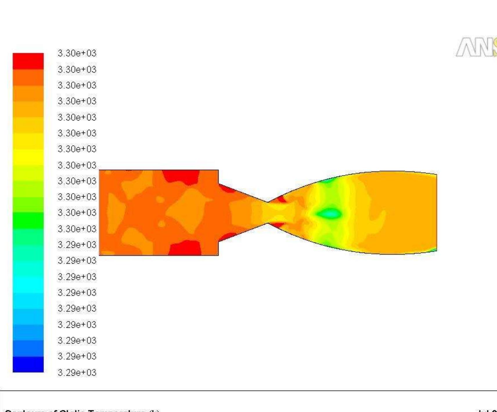 Figure 21 - CFD analysis of rocket nozzle