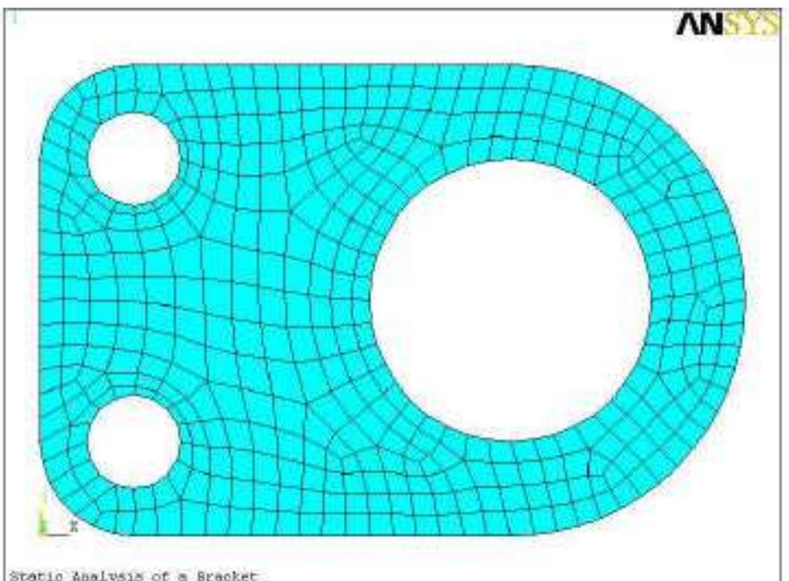 Figure 12 - ANSYS 5.6 Tutorials Lecture # 2 -Static