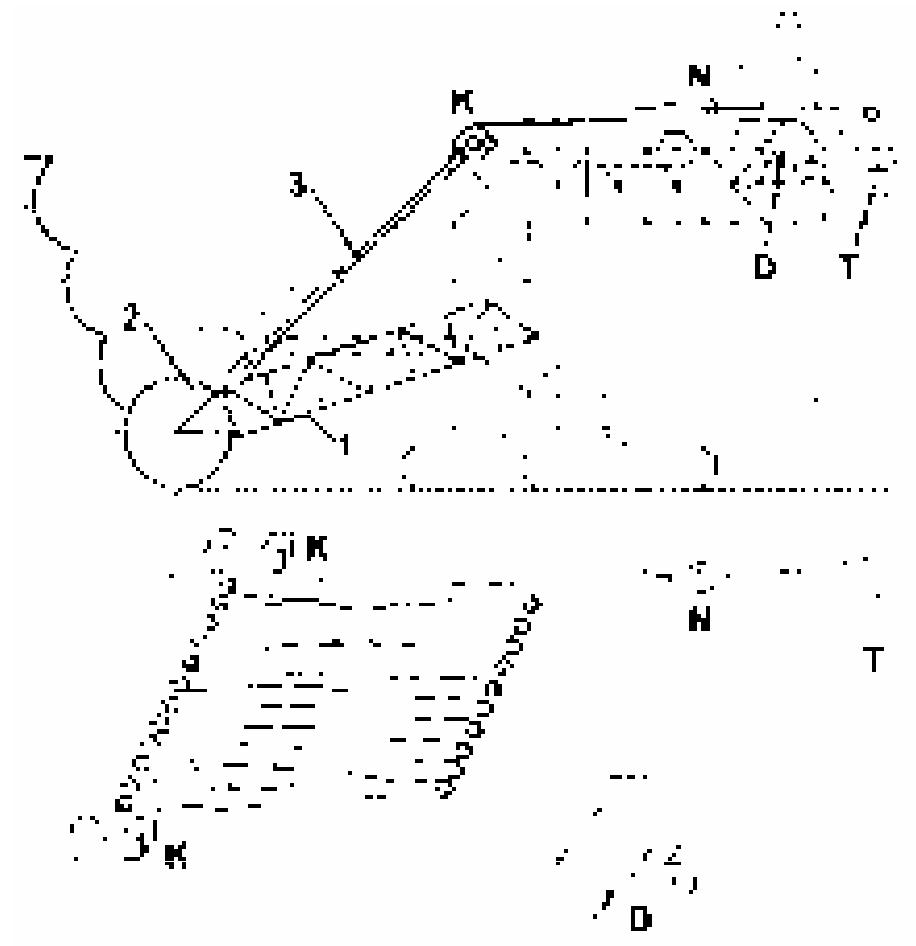 For changing inclination angle of bucket wheel boom. the