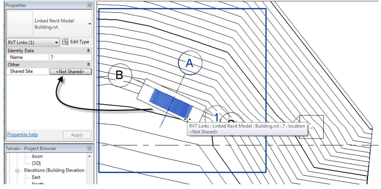 Figure 8 - Understanding Shared Coordinate - Revit