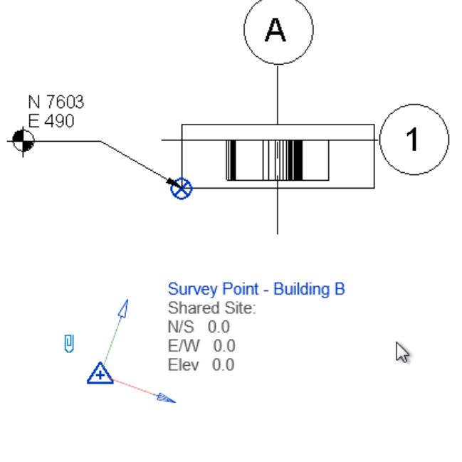 Figure 11 - Understanding Shared Coordinate - Revit