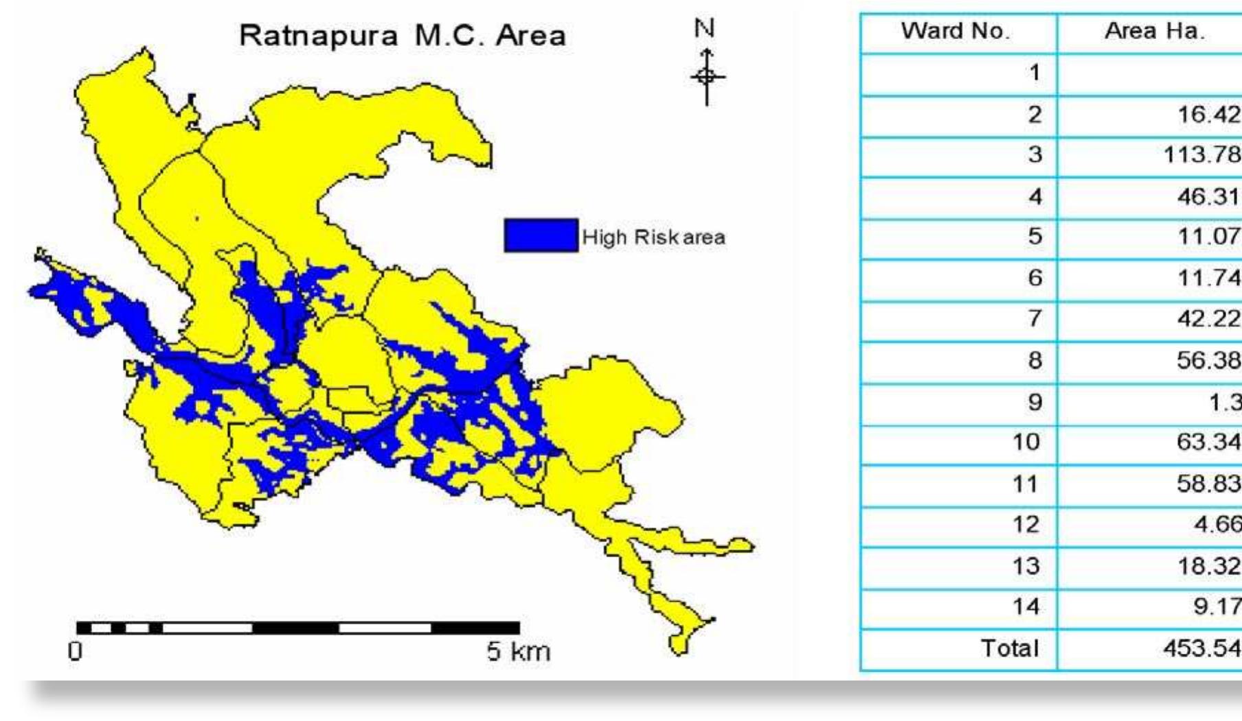 A risk map using gis. risk maps can be prepared manually at