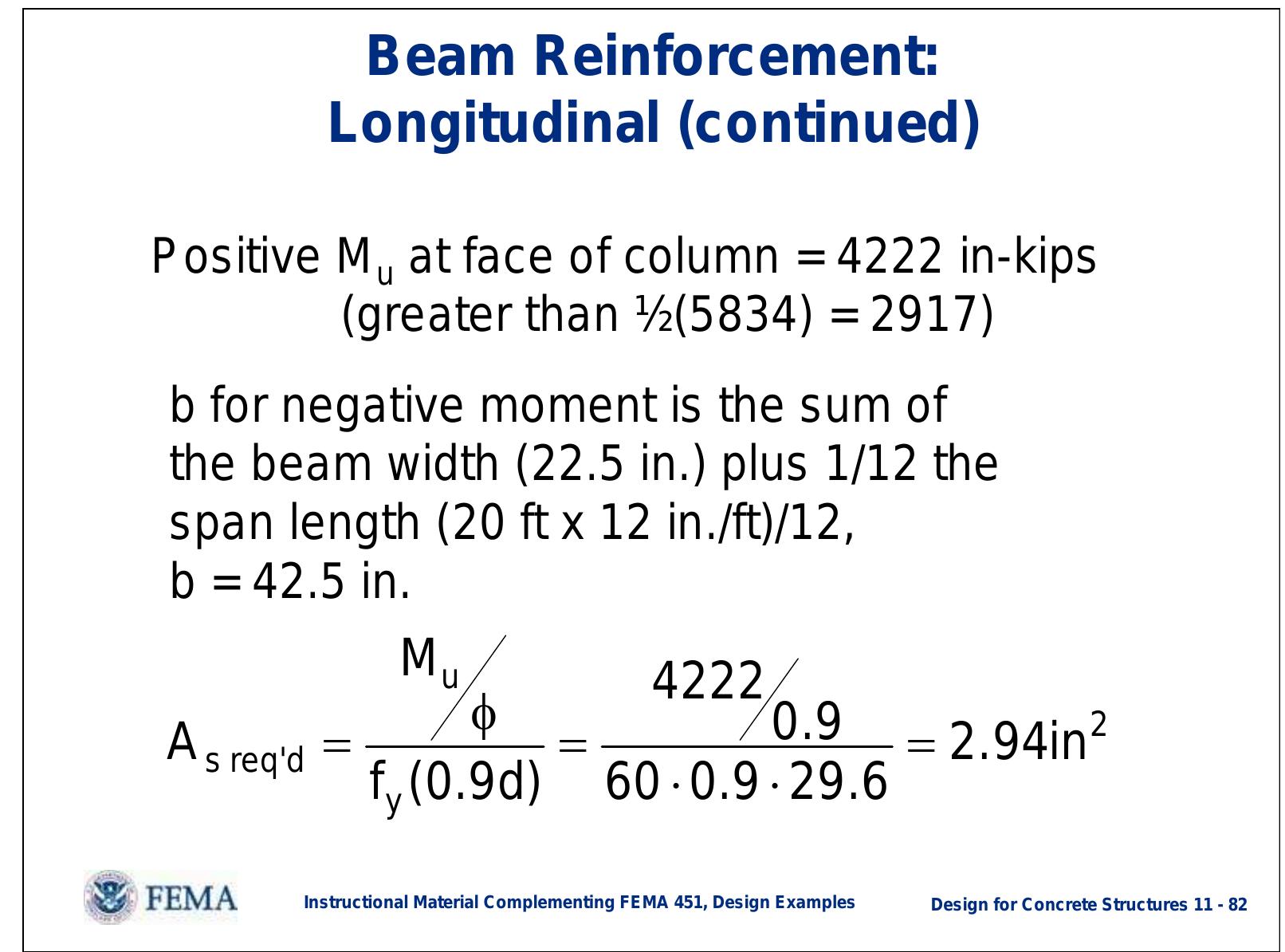 Figure 82 - FEMA 451B Topic 11 Notes Reinforced Concrete