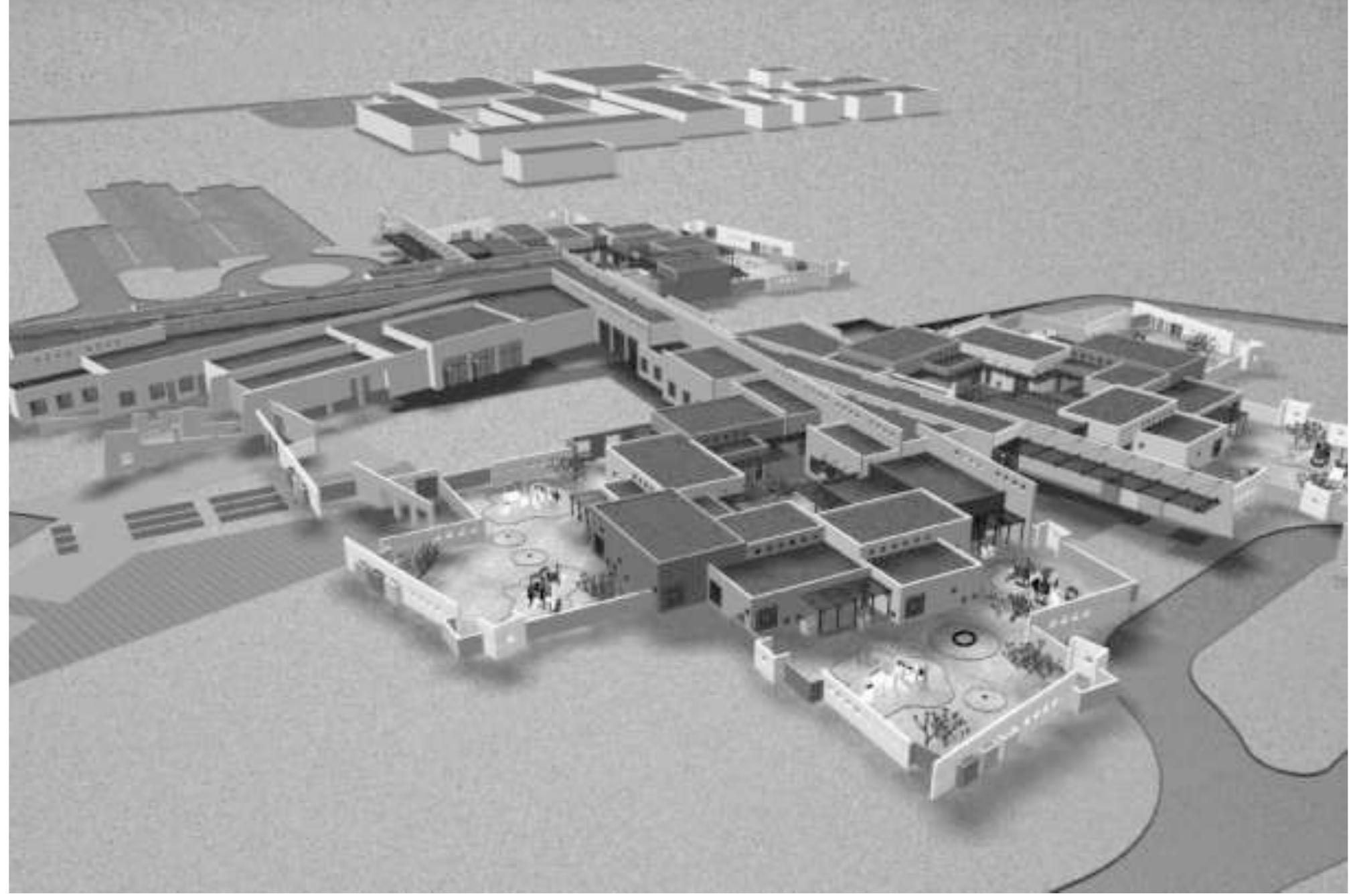 Site plan of laguna center