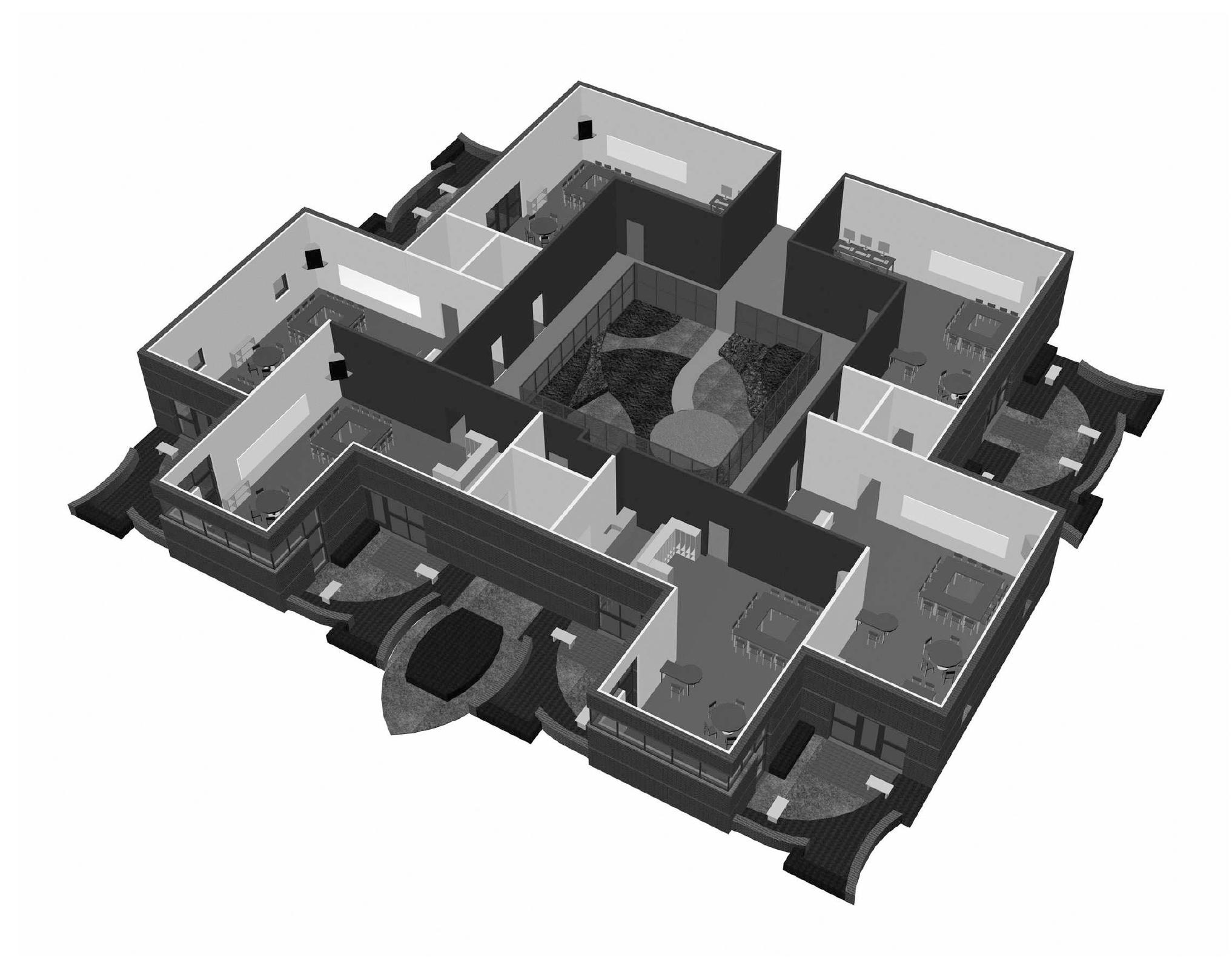 Typical classroom cluster while the teachers and students