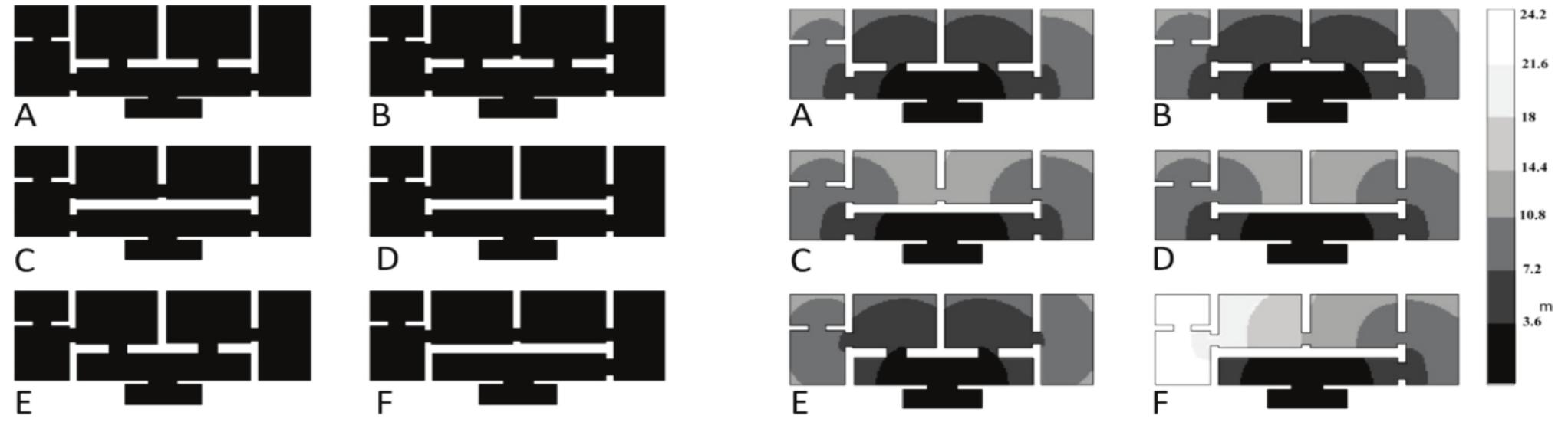 Possible plans and metric step shortest-path length maps