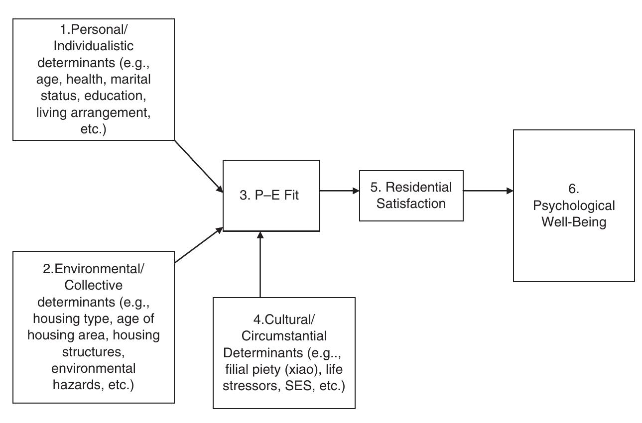 Conceptual framework for person-environment (p-e) fit and
