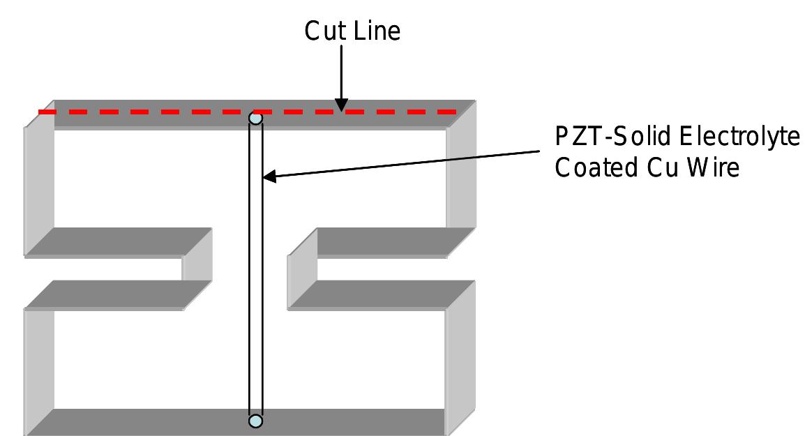 (a) schematic diagram showing the section location. after