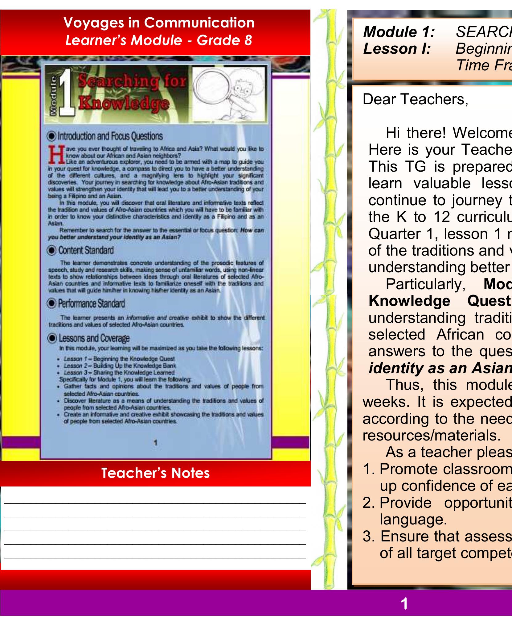 (PDF) English teachers guide in grad 8