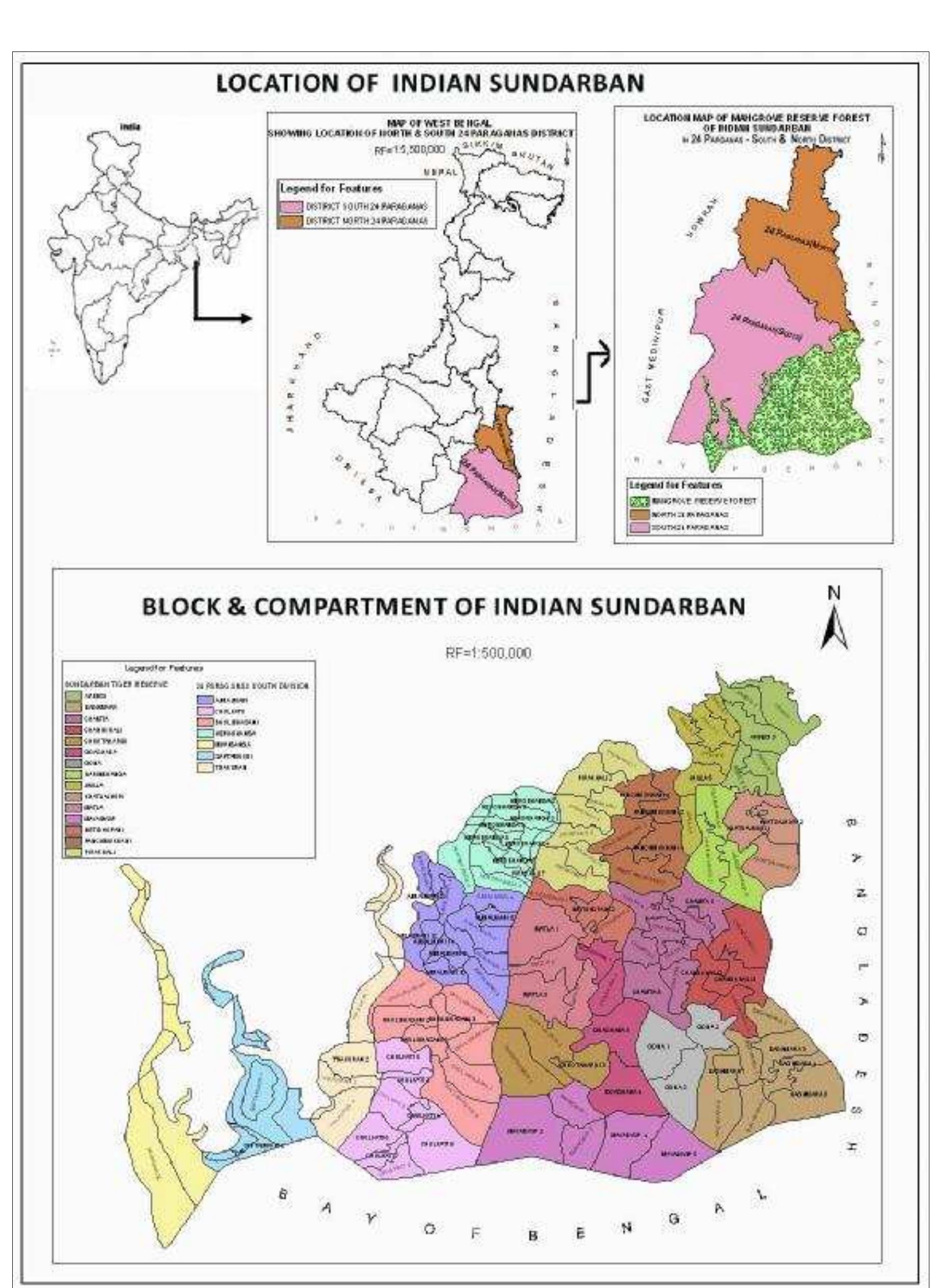 1: location map of sundarban biosphere reserve