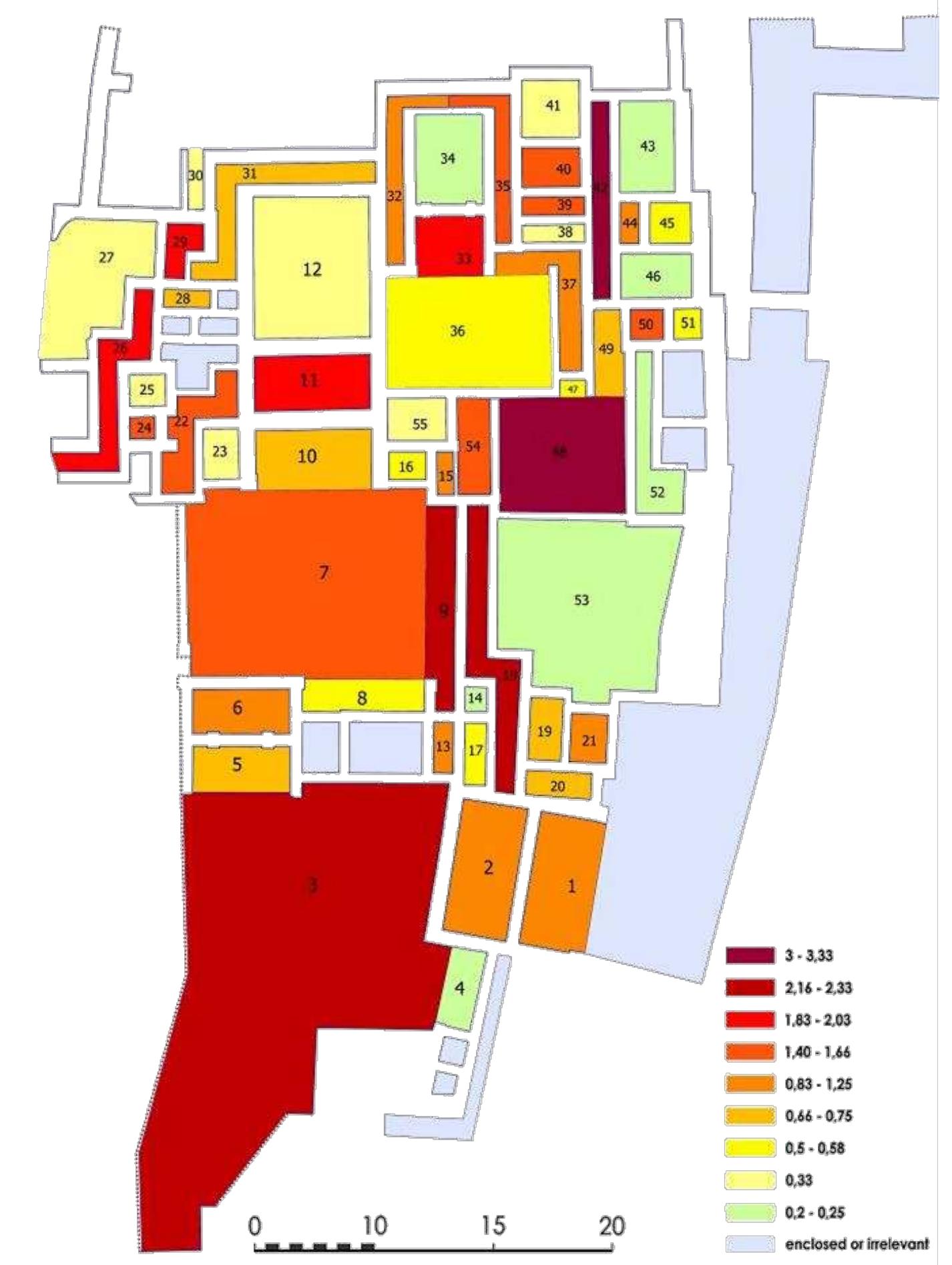 Control value map of tiryns. author overall, the topological