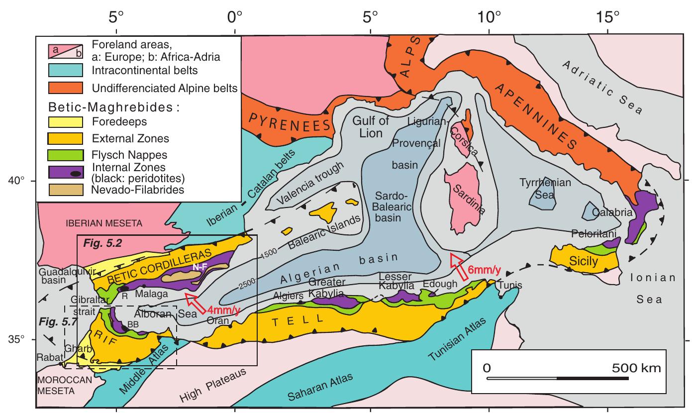 1 the rif belt in the frame of the west mediterranean alpine